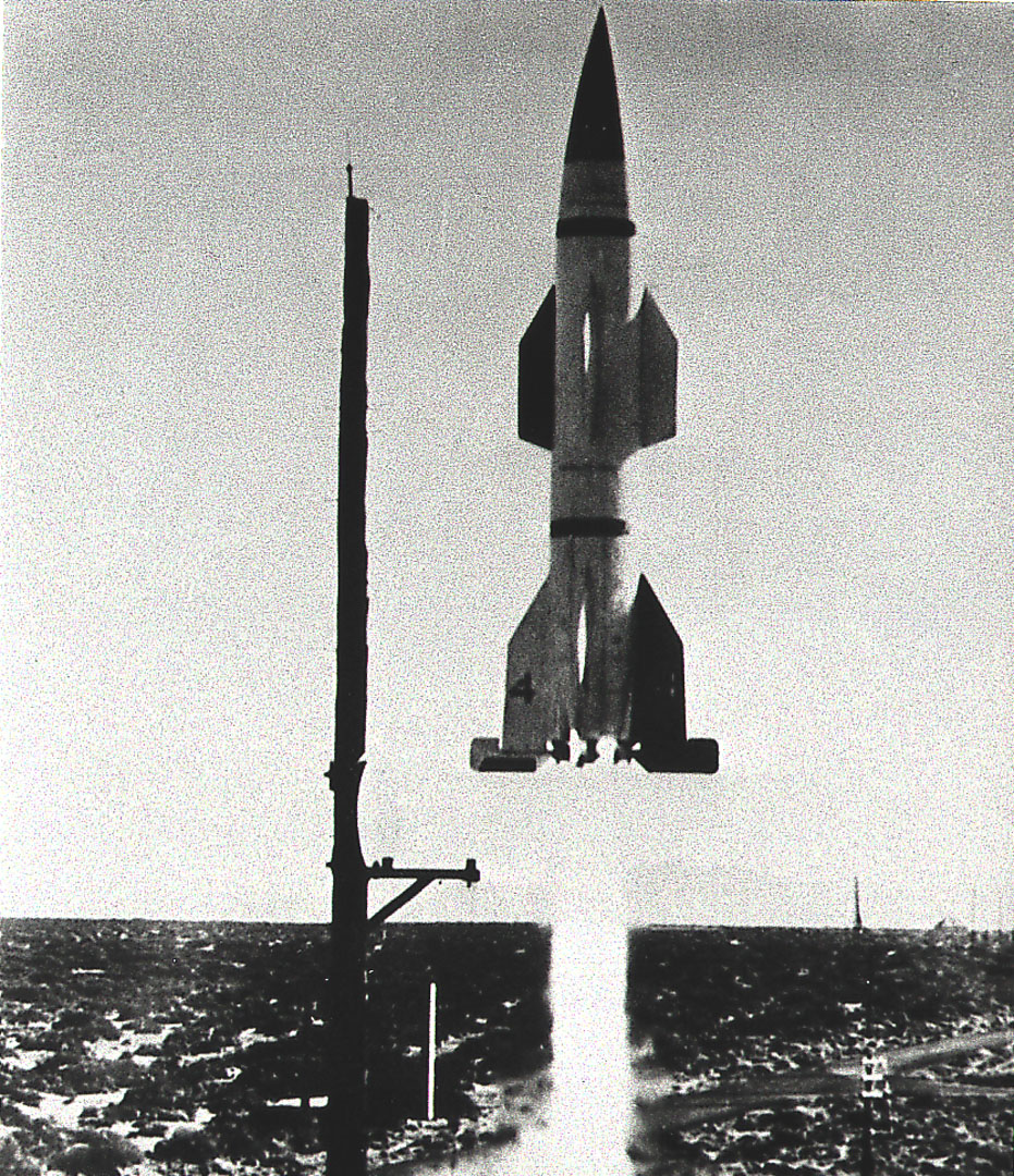 The Hermes A-1 rocket designed by the U. S. Army after capturing the V ...