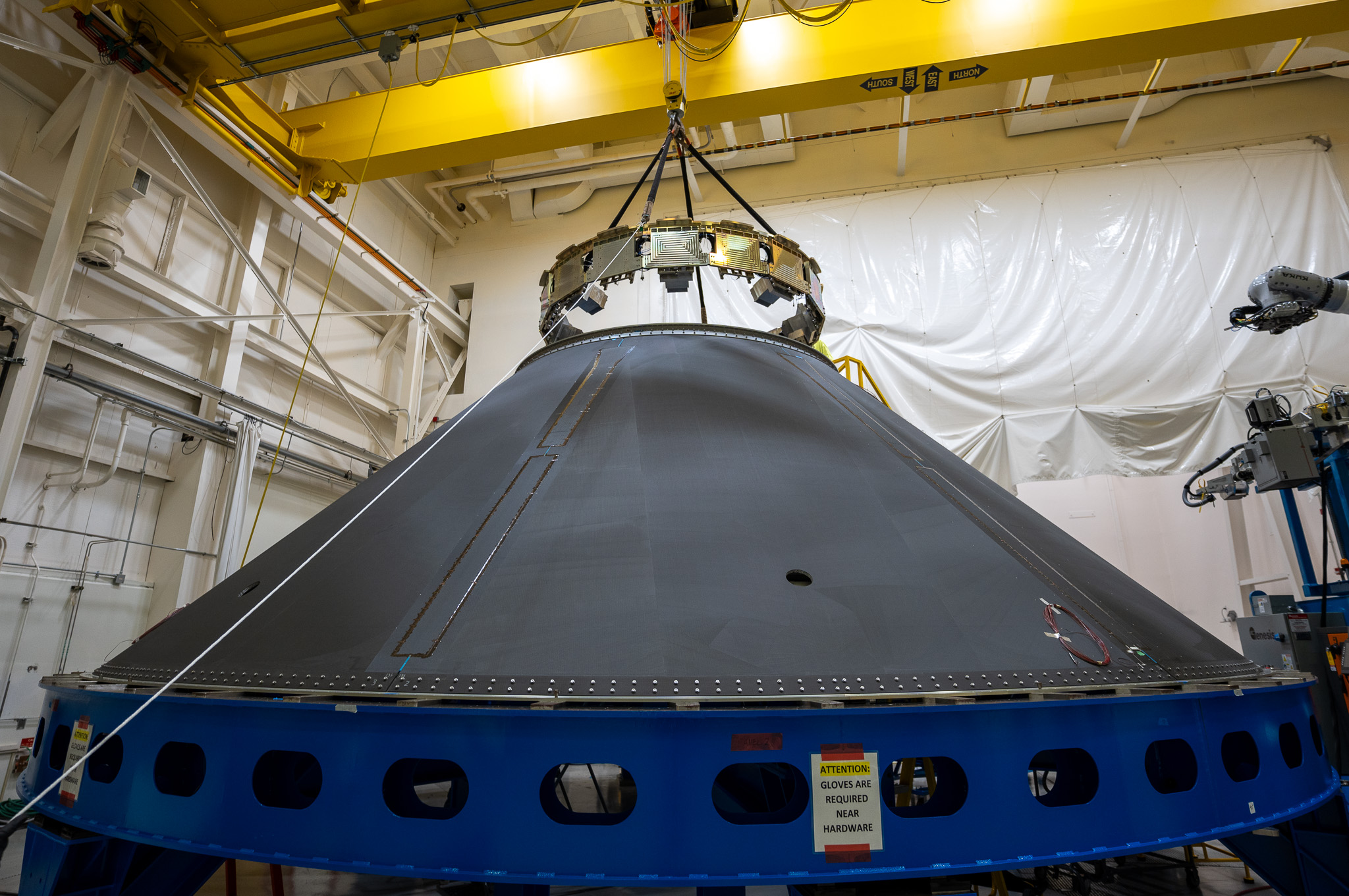 File:SLS Payload Adapter Manufactured, Prepared for Testing at NASA ...