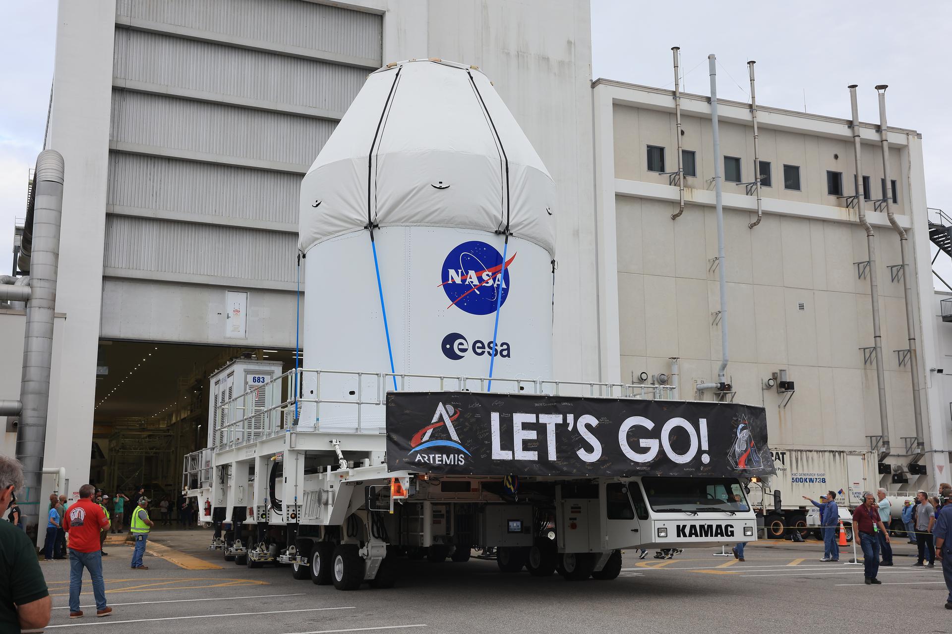 NASA Progresses Toward Crewed Moon Mission with Spacecraft, Rocket ...